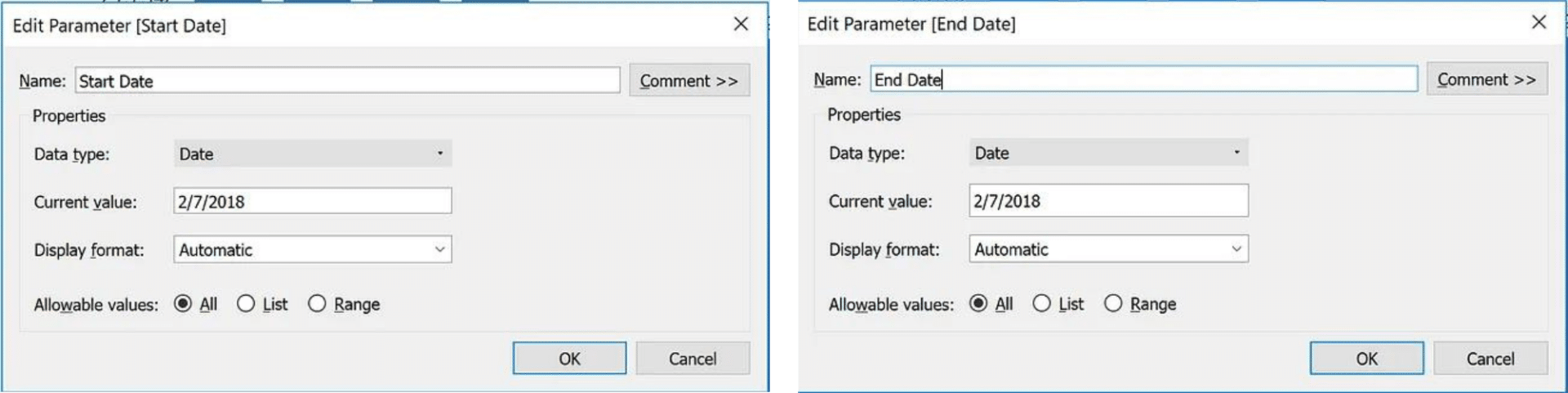 Enabling Custom Date Option in Tableau — OneSix
